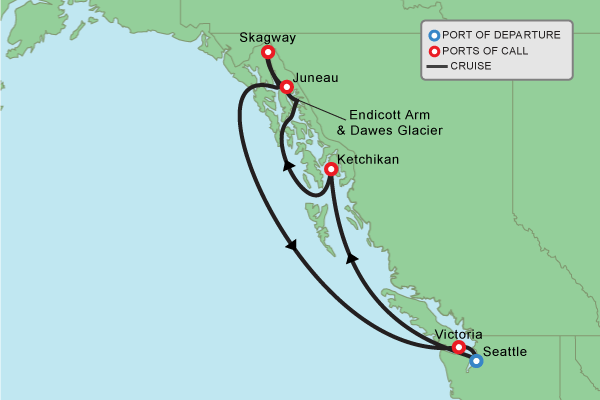 7 Night Alaska Inside Passage on Star Princess | Cruises.com