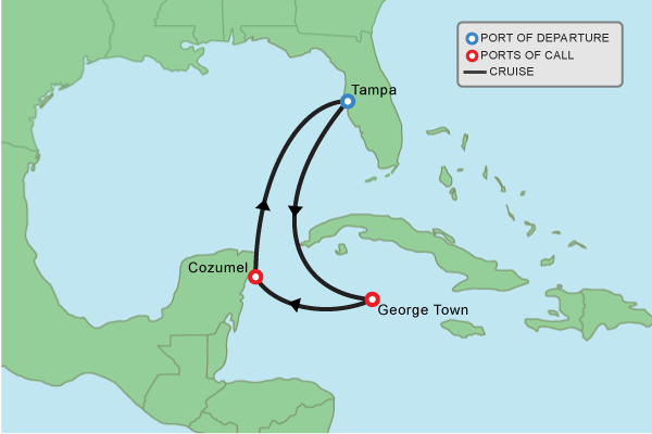 5 Night Western Caribbean on Carnival Paradise | Cruises.com