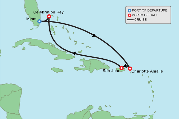 7 Night Eastern Caribbean on Carnival Celebration | Cruises.com