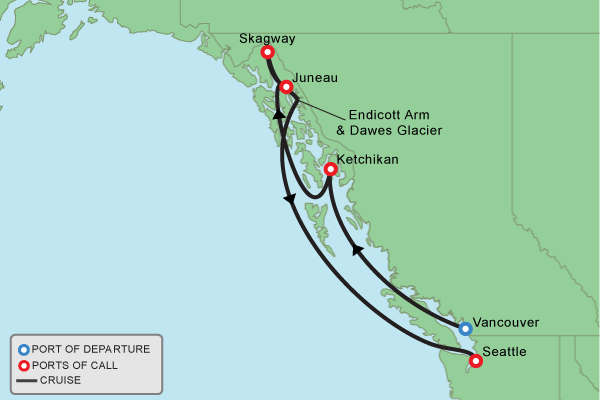 7 Night Alaska Dawes Glacier on Celebrity Edge | Cruises.com